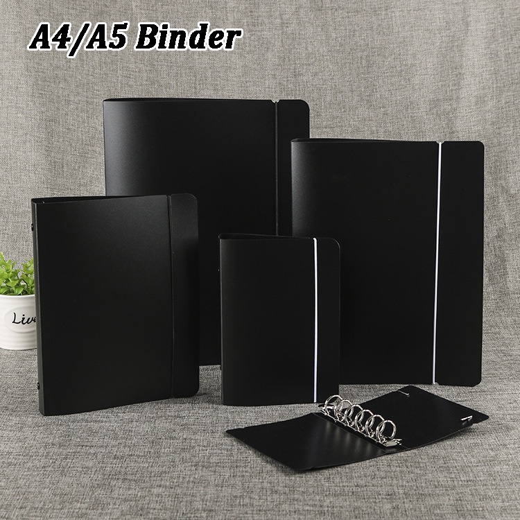 A4/A5 PP Binder Japan style A5/A4 Stationary Binding 6 Holes Loose-leaf ...