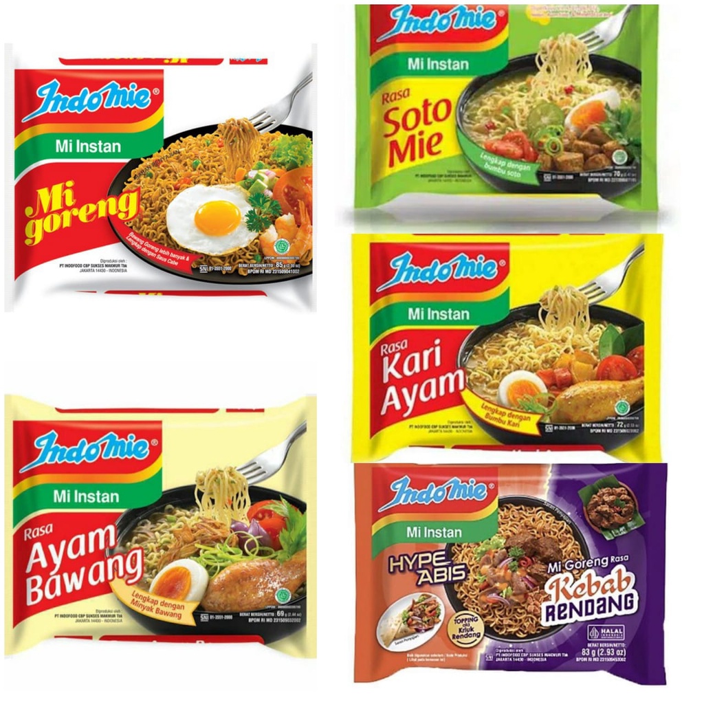Indomie instant noodles Fried Noodles Gravy / Boiled Soto Chicken Onion ...