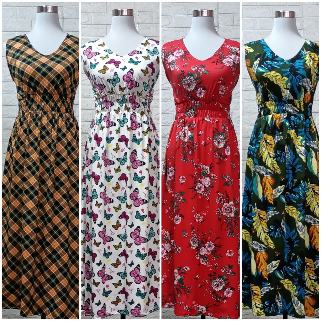 VERON SLEEVELESS VNECK MAXI DRESS | Shopee Philippines