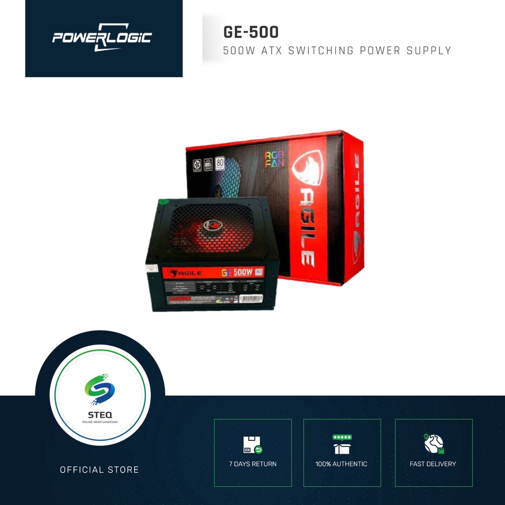 STEQ PowerLogic Agile GE-500, GE-600, GE-700 (ATX) Switching Power ...