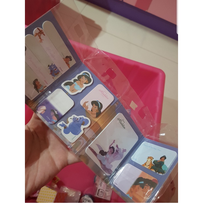 Warung.matthew Post It+Book Divider+Sticker Disney Princess Handcarry ...
