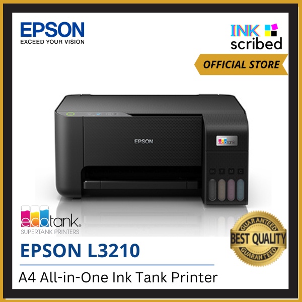 Epson EcoTank L3210 A4 All in One Ink Tank Printer (Print / Copy / Scan) | Shopee Philippines