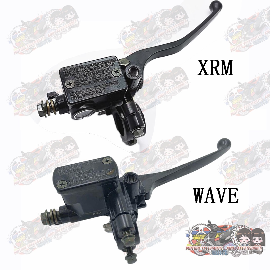 LJ Motorcycle Brake Master Up only Xrm / Wave(Right Side) | Shopee ...