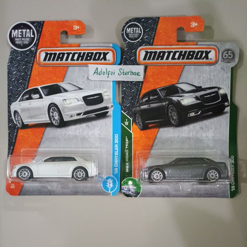 Matchbox '15 chrysler 300 crysler 300 mbx road trip 65 65th anniversary ...