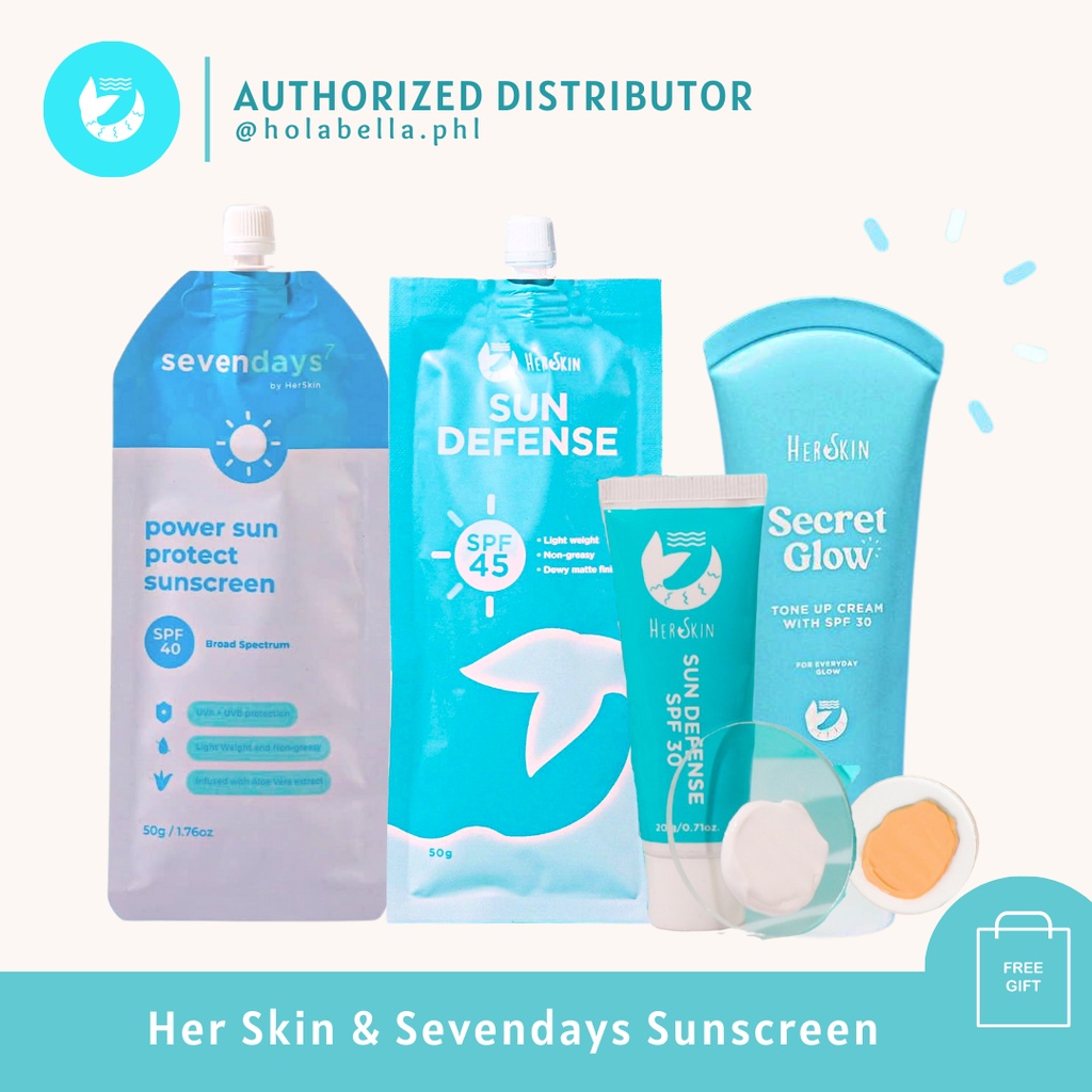 Her Skin Tone Up Cream, Sun Defense 50g & 20g, Sevendays Sun Protect ...