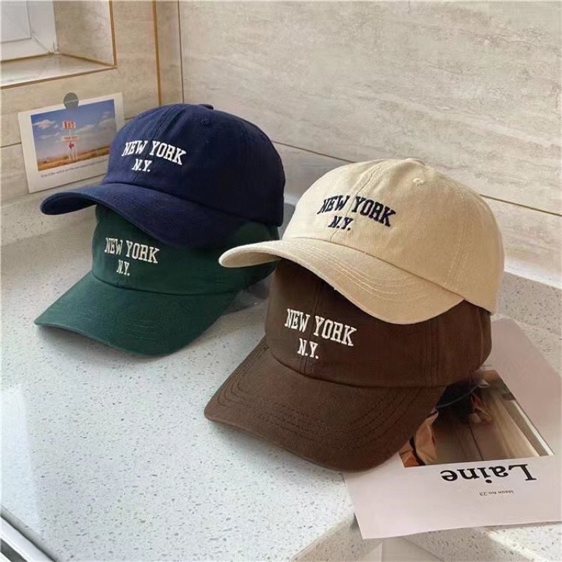 New York Style Adjust Cap Fashion Hats Outdoor Bull Caps Close Baseball ...