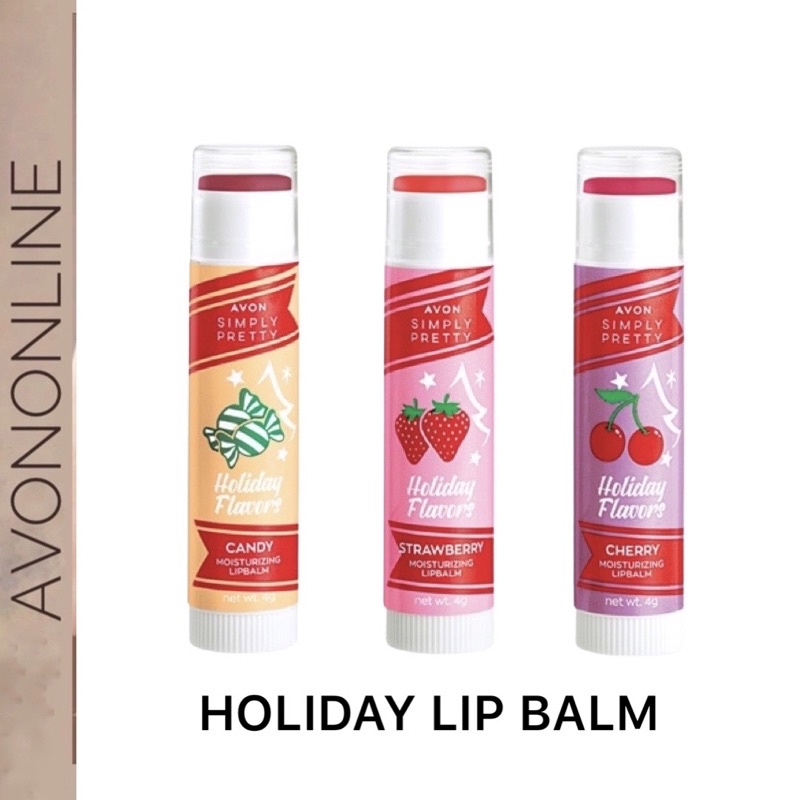 AVON Simply Pretty Holiday Flavors Lip Balm 4 G | Shopee Philippines