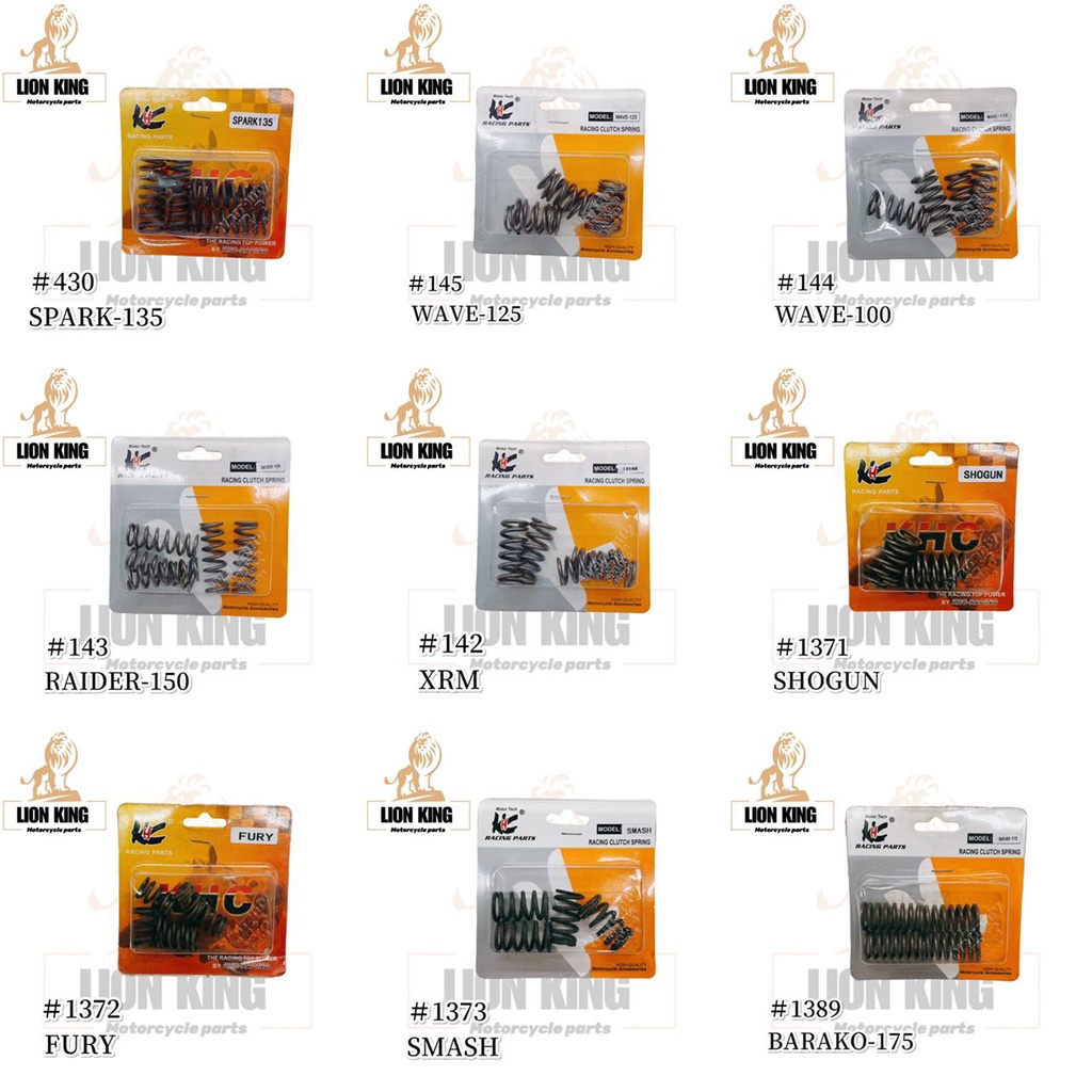 MOTORCYLE PARTS CLUTCH SPRING FOR RAIDER XRM WAVE SMASH FURY BARAKO TMX ...