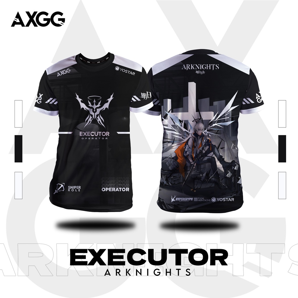 AXGG " Arknights - Executor " Gaming Shirt | Shopee Philippines