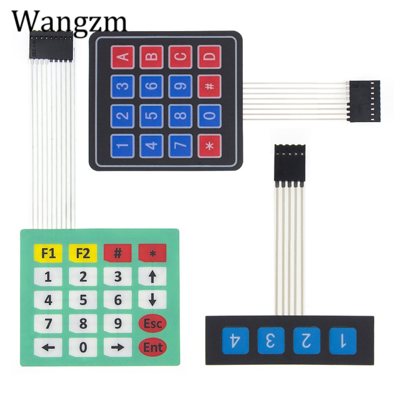 1 4 4 4 4 5 Matrix Array Matrix Keyboard 16 Key Membrane Switch Keypad For Arduino 1x4 4x4 4x5
