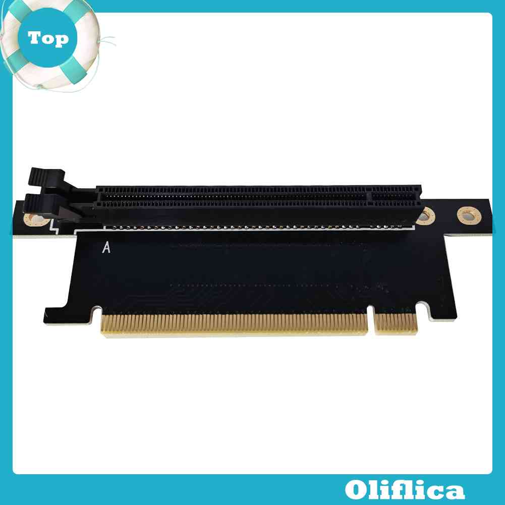 PCIe X16 Riser 90 Degree Right Angle PCI Express X16 Graphics Card ...