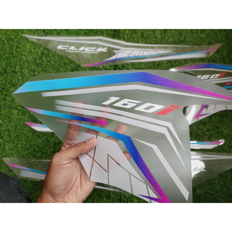 Transparent STRIPING Click 160 CLICK 160 CUSTOM LIST HRADA | Shopee ...