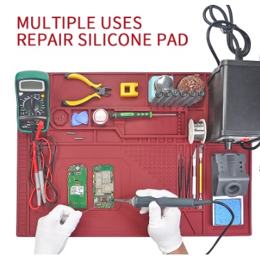 Mobile phone computer motherboard with magnetic repair pad iron heat ...