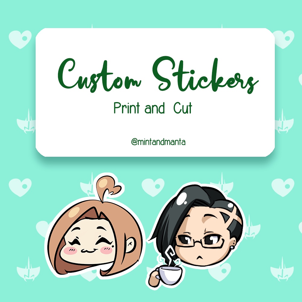 Personalized Sticker Print and Cut | Customized Stickers Custom ...