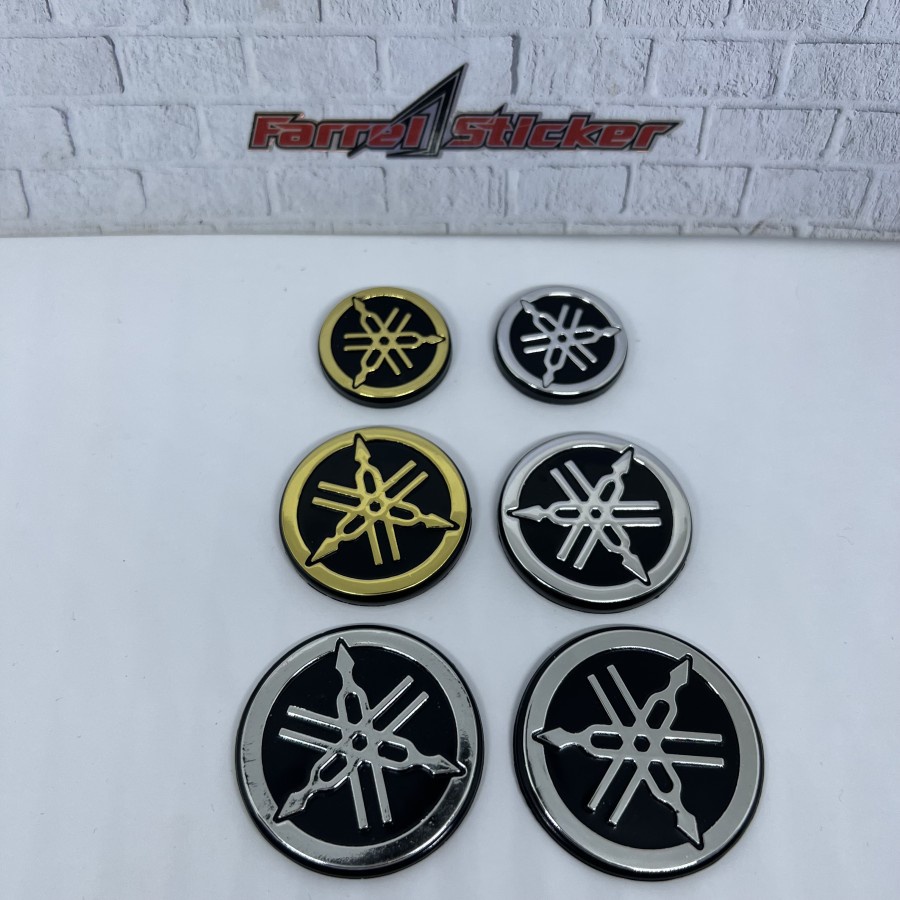 Yamaha LOGO EMBLEM STICKER 3D ACRYLIC STICKER RX KING MIO MX JUPITER ...