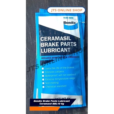 Bendix Brake Paste Lubricant Ceramasil BBL10 6g | Shopee Philippines