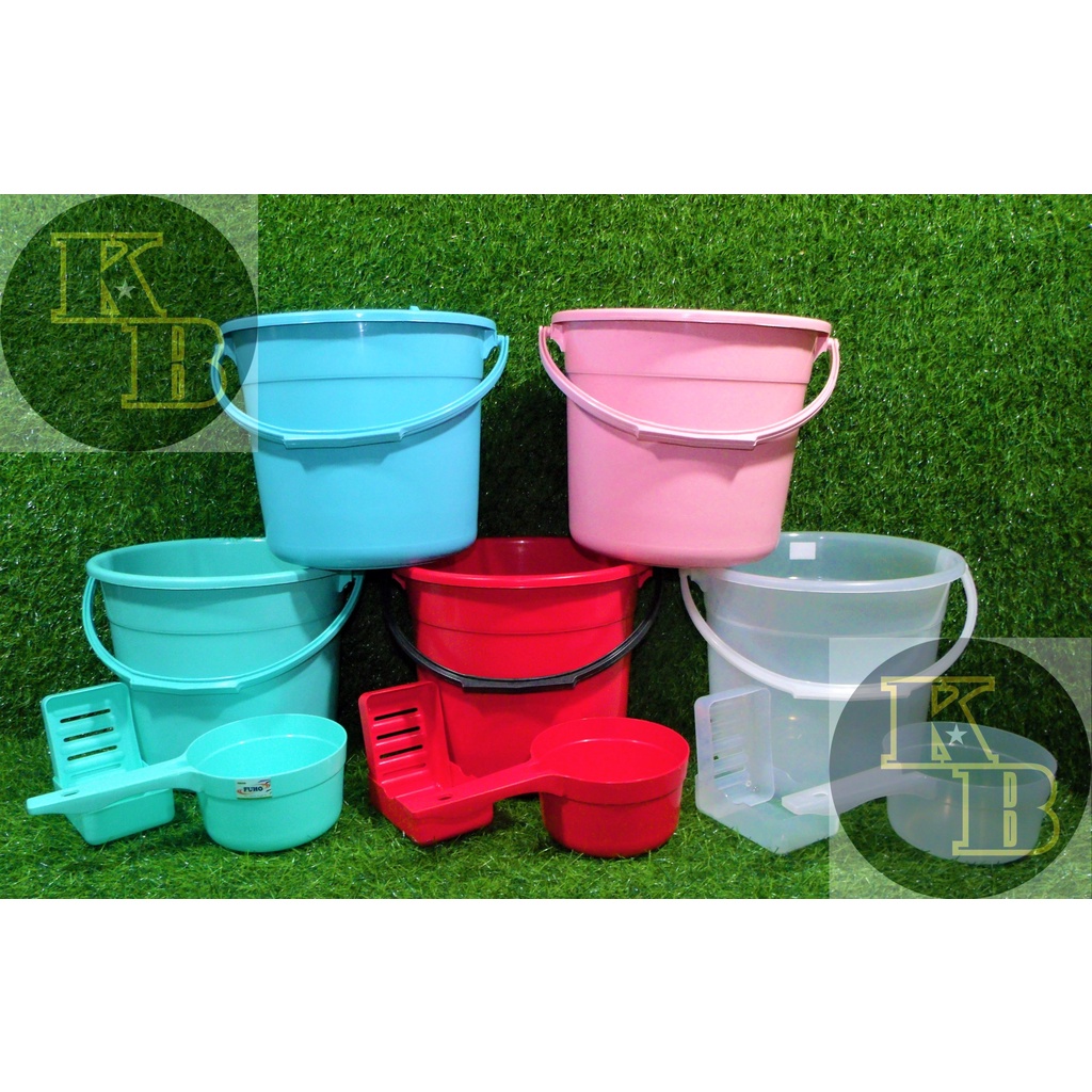 #611 Fuho SHOWER SET (Water Dipper, 2.5 Gallon Pail & Soap Case ...