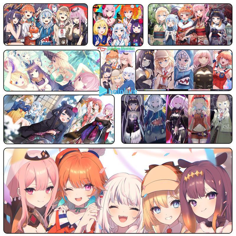Hololive EN Vtuber Kavagura Inar Habitat Kiana Customized Mouse Pad ...