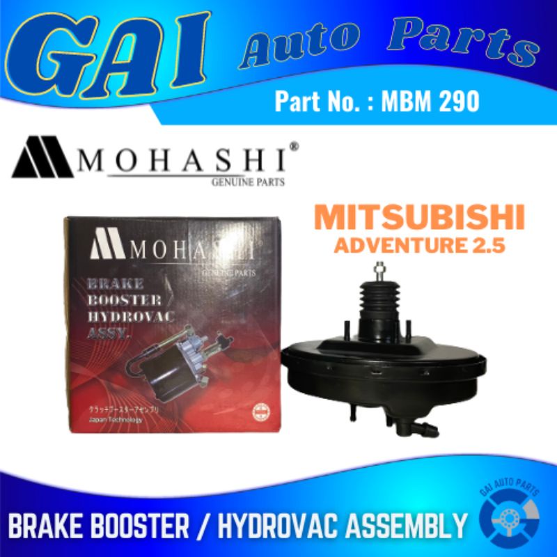 Mohashi Brake Booster/ Hydrovac Assembly (MBM 290) for Mitsubishi ...