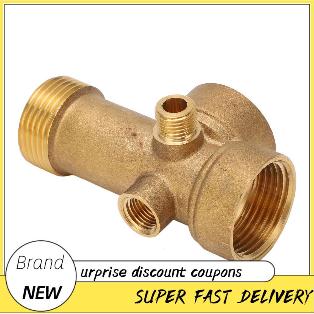 Freemarket Pipe Fitting 5 Way Brass G1 G1/4 Water Oil Gas Pipeline ...