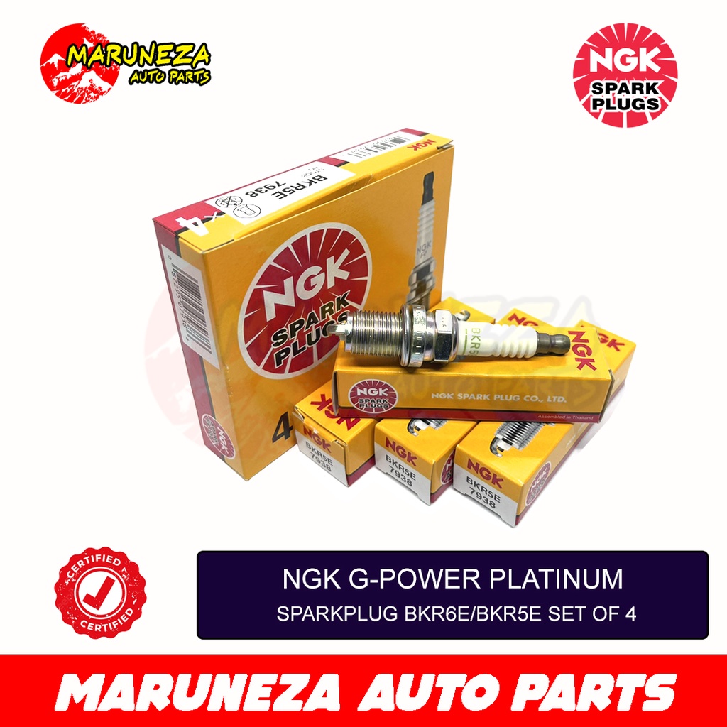 NGK Sparkplugs BKR5EYA-11/BKR5E/BKR6E/BKR6EGP/BKR5EGP/BKR6E-11 Platinum ...