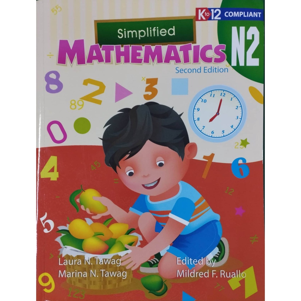 Simplified Mathematics 2nd Edition Nursery 2 (Newsprint) | Shopee ...
