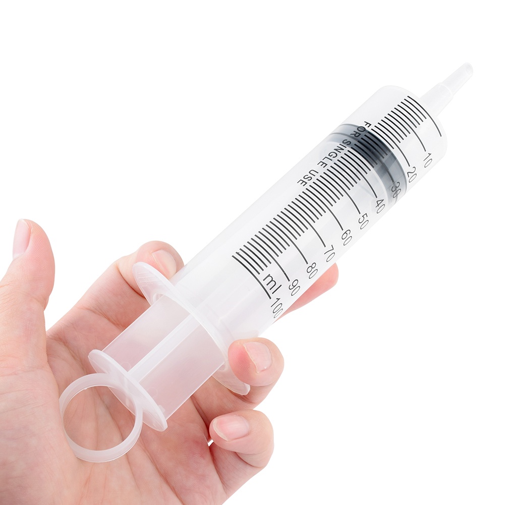 100-550ml Pet Feeding Syringe Big Size Plastic Syringe Long Tip ...