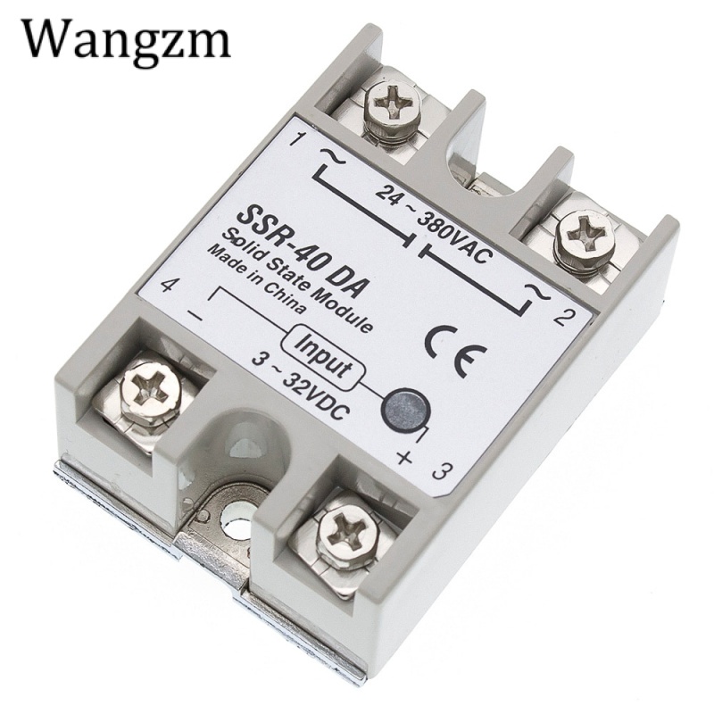 SSR-40 DA Solid State Relay, DC to AC Solid State Relay Module SSR-40DA Temperature Controller ...