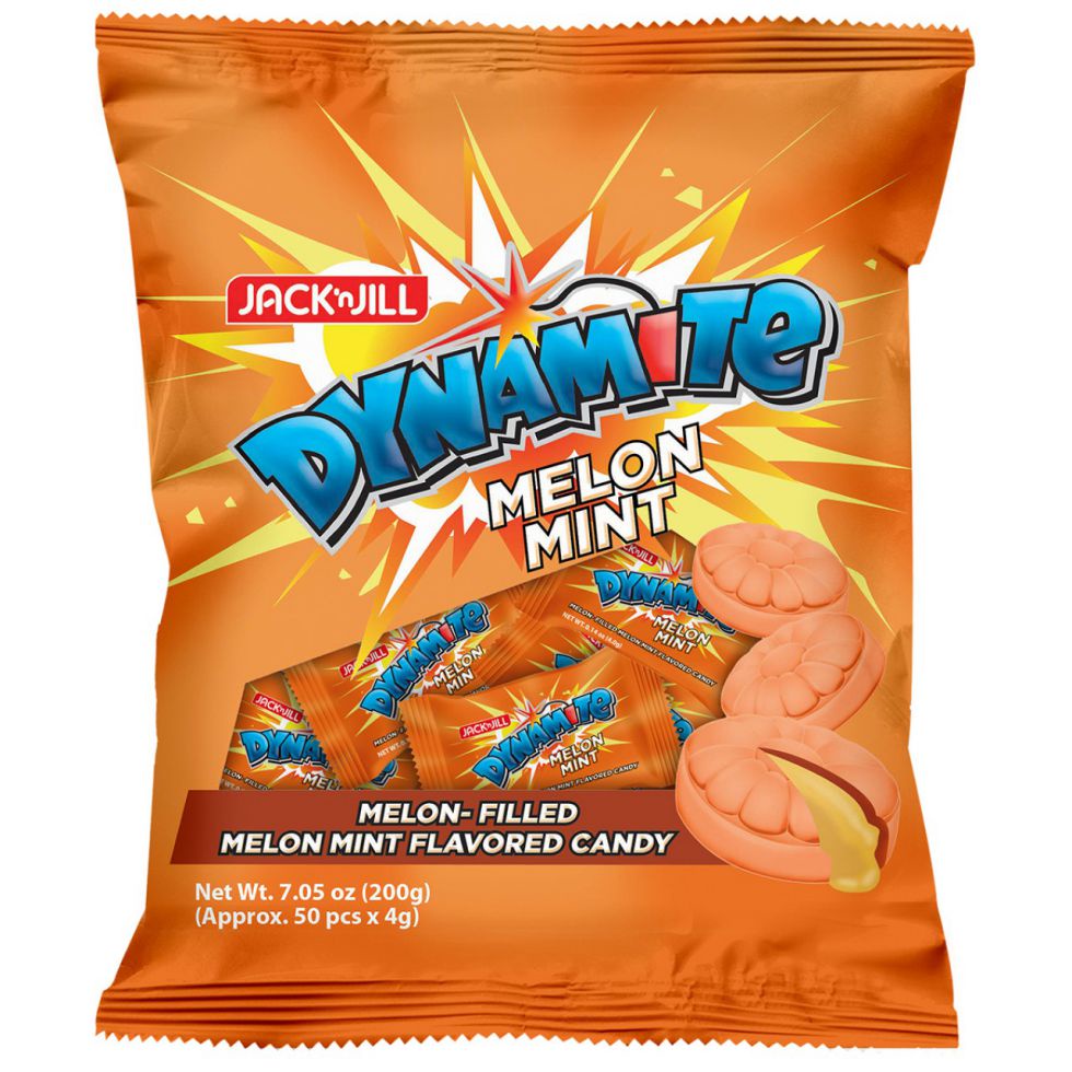 Jack N Jill Dynamite Melon Mint Flavored Candy 50s | Shopee Philippines