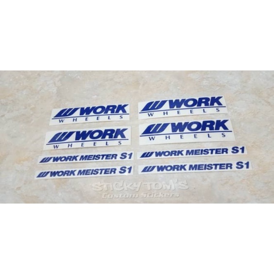 Work Meister S1 car rim sticker | Shopee Philippines
