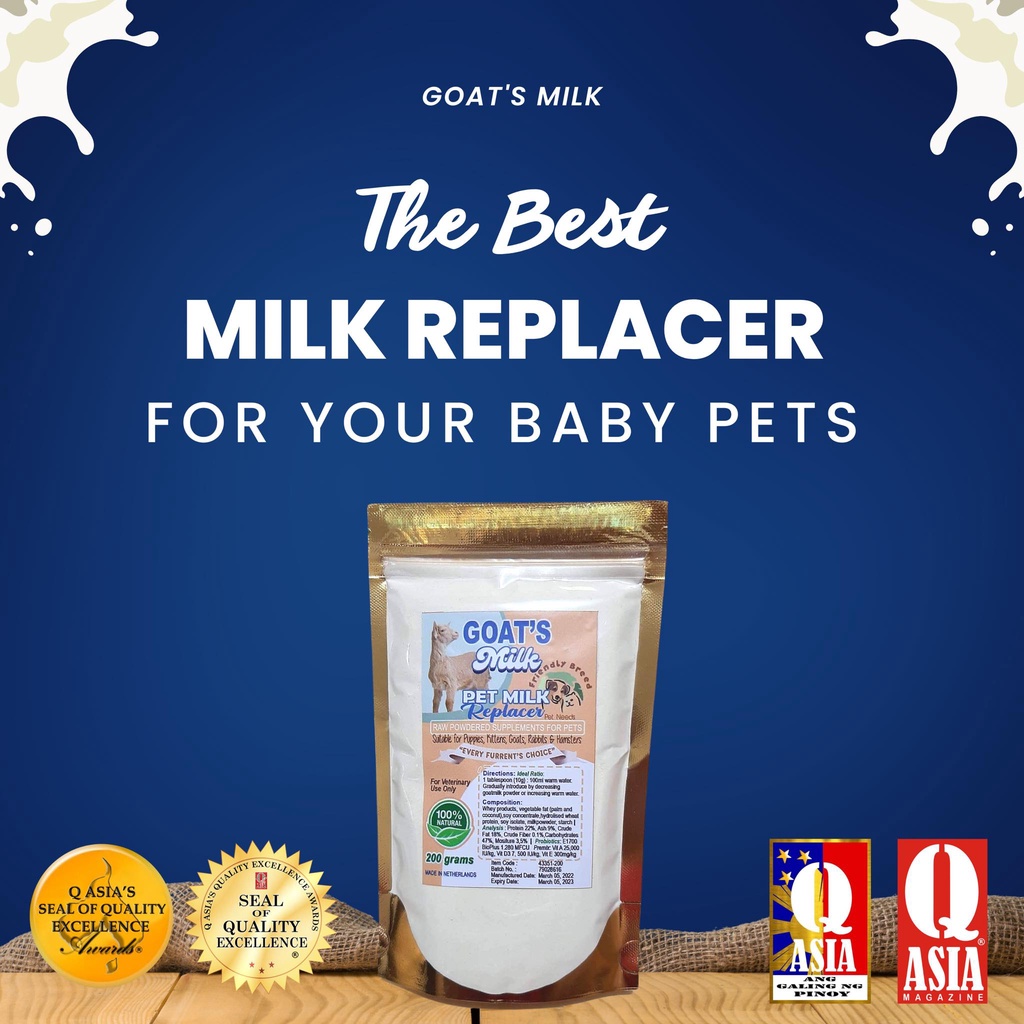 pet milk replacer goats milk for puppies kittens rabbit hamster ...