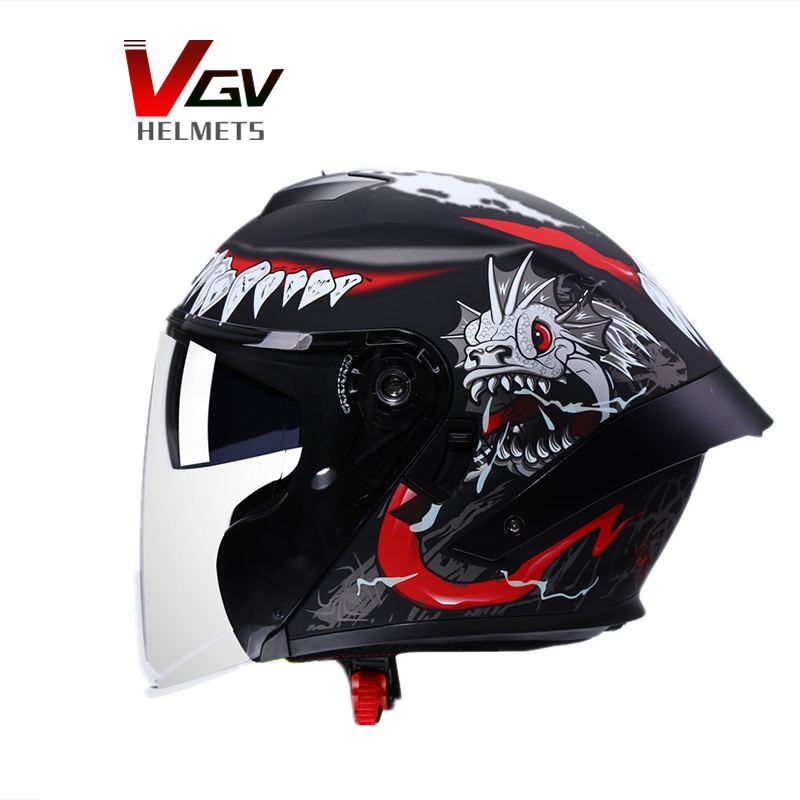 【Clearance Sale】Minor blemishes Motorcycle Half Face Helmet With ICC ...