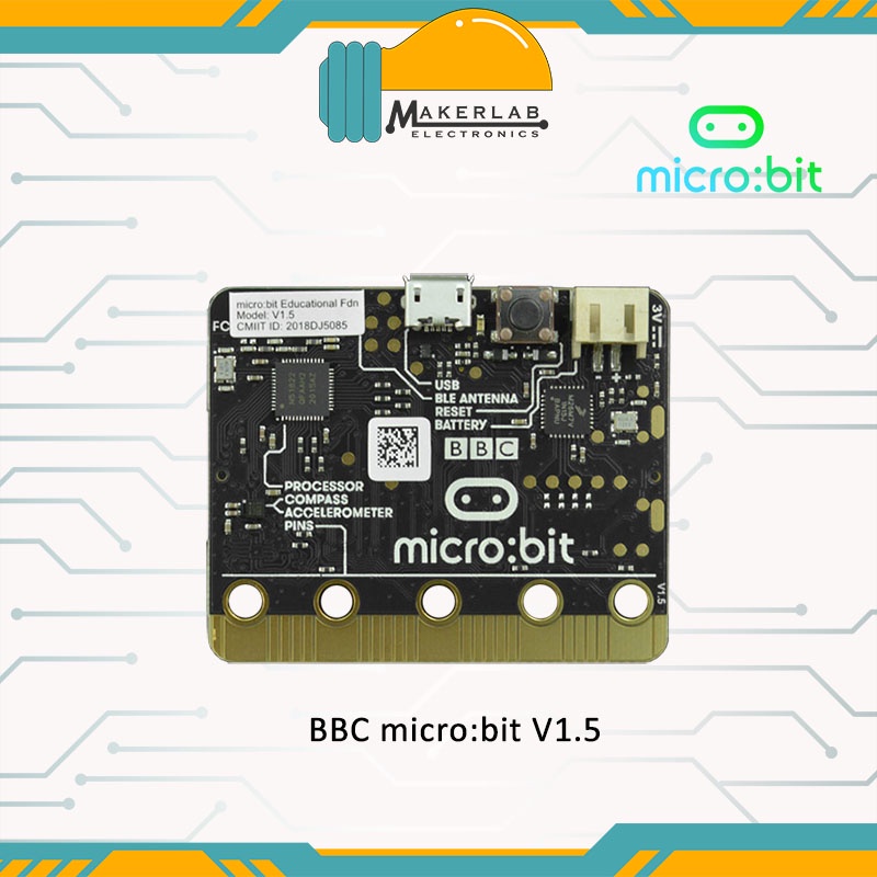 BBC Microbit micro:bit V2.2/V1.5 Single Board (Box not included ...