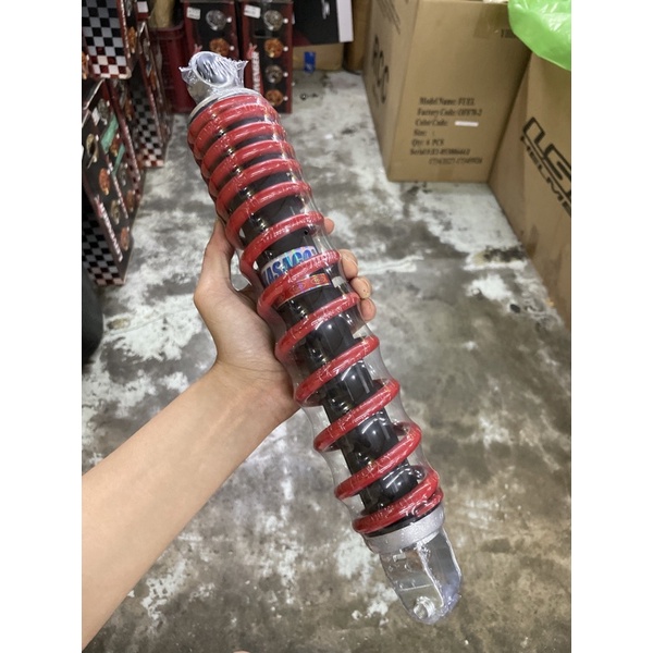 TAKASAGO Rear Shock Suspension 330mm for Honda Click v1 and Game ...