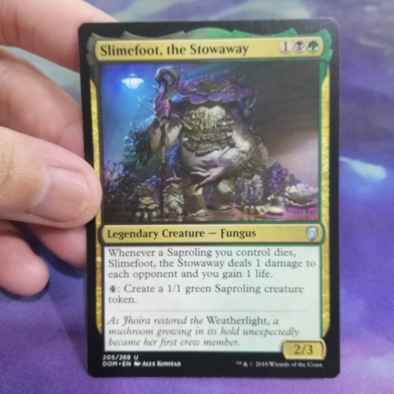1 Slimefoot, the stowaway DOM dominaria MTG card magic commander EDH ...
