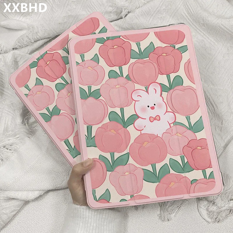 For iPad Mini 4 5 6 7.9 8.3 Inches Air 3 4 5 10.5 10.9 Inches Case Pink ...