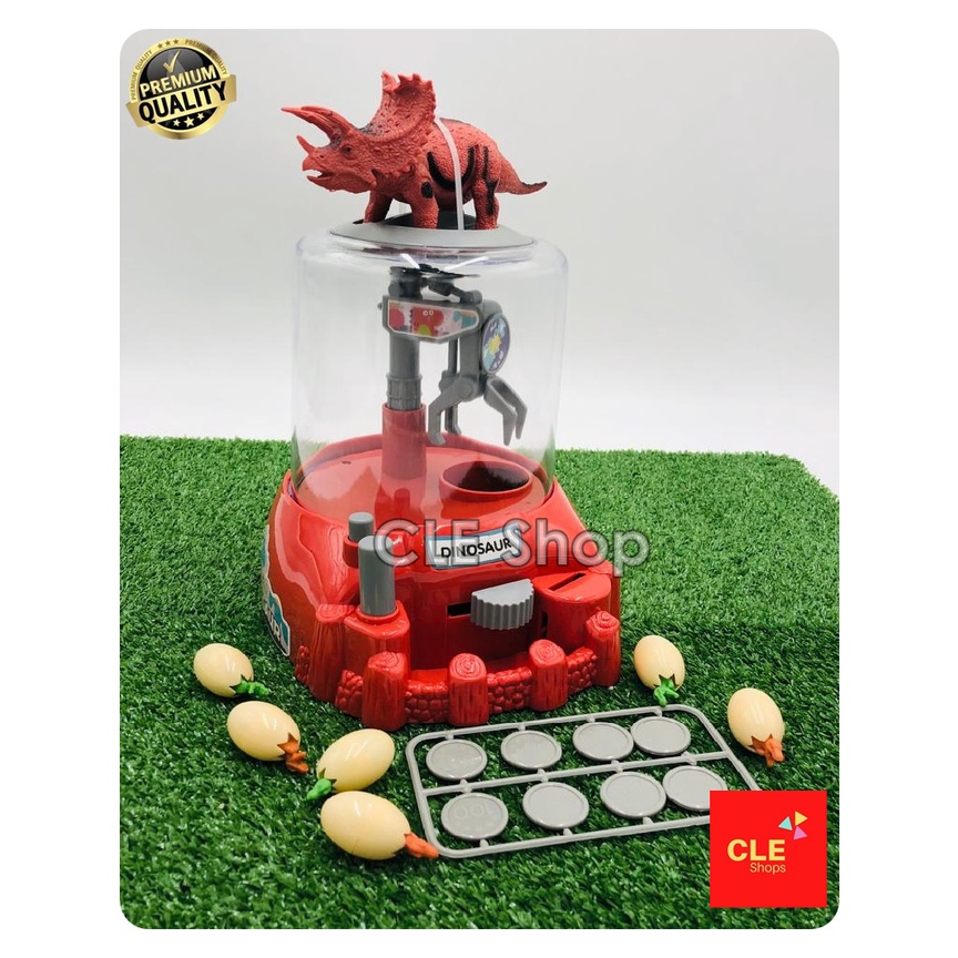 MESIN Dinosaur Claw Machine Toy Doll Machine Dinosaur Catching Machine ...