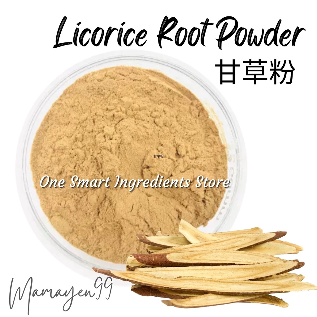 Licorice Root Powder 甘草粉 Serbuk Akar Manis Food Grade Liquorice Powder ...