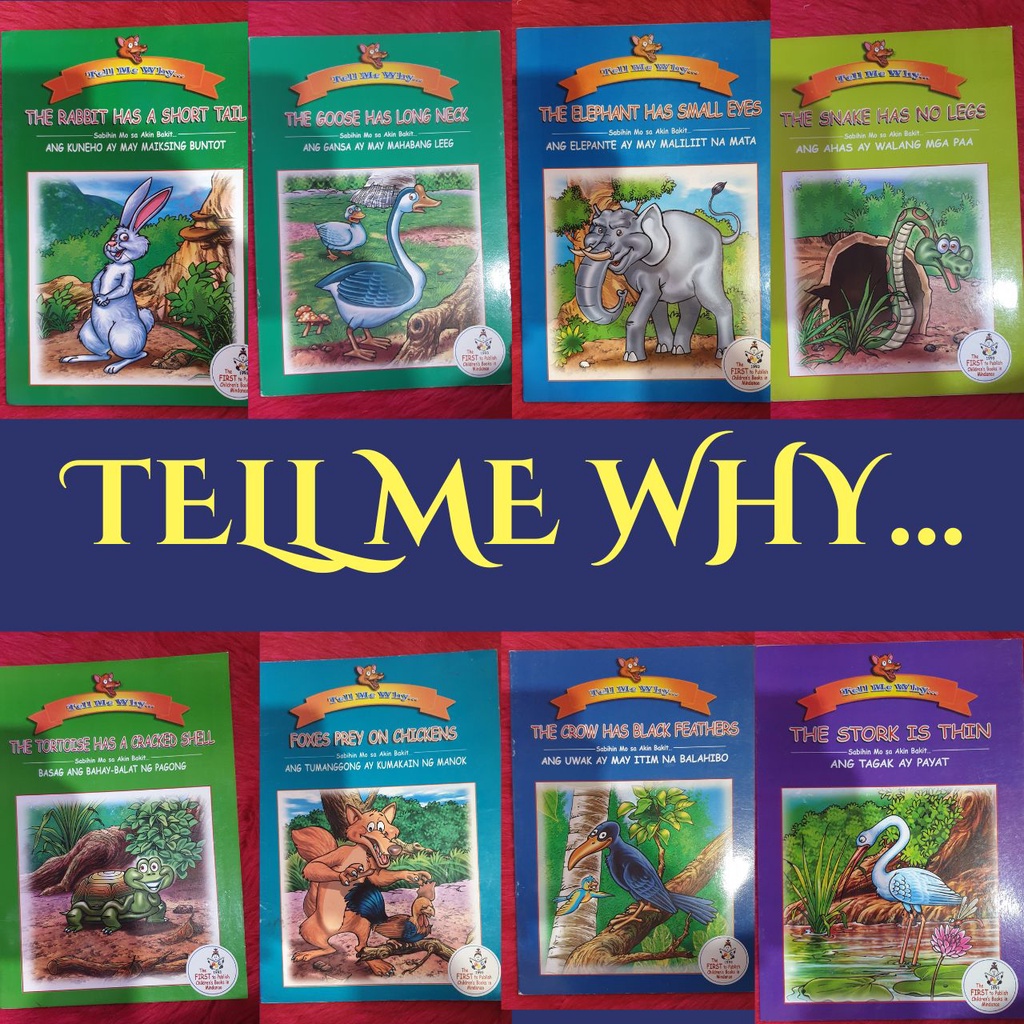 Storybook for Children & Kids| Kuwentong Pambata : Tell Me Why: Animal ...