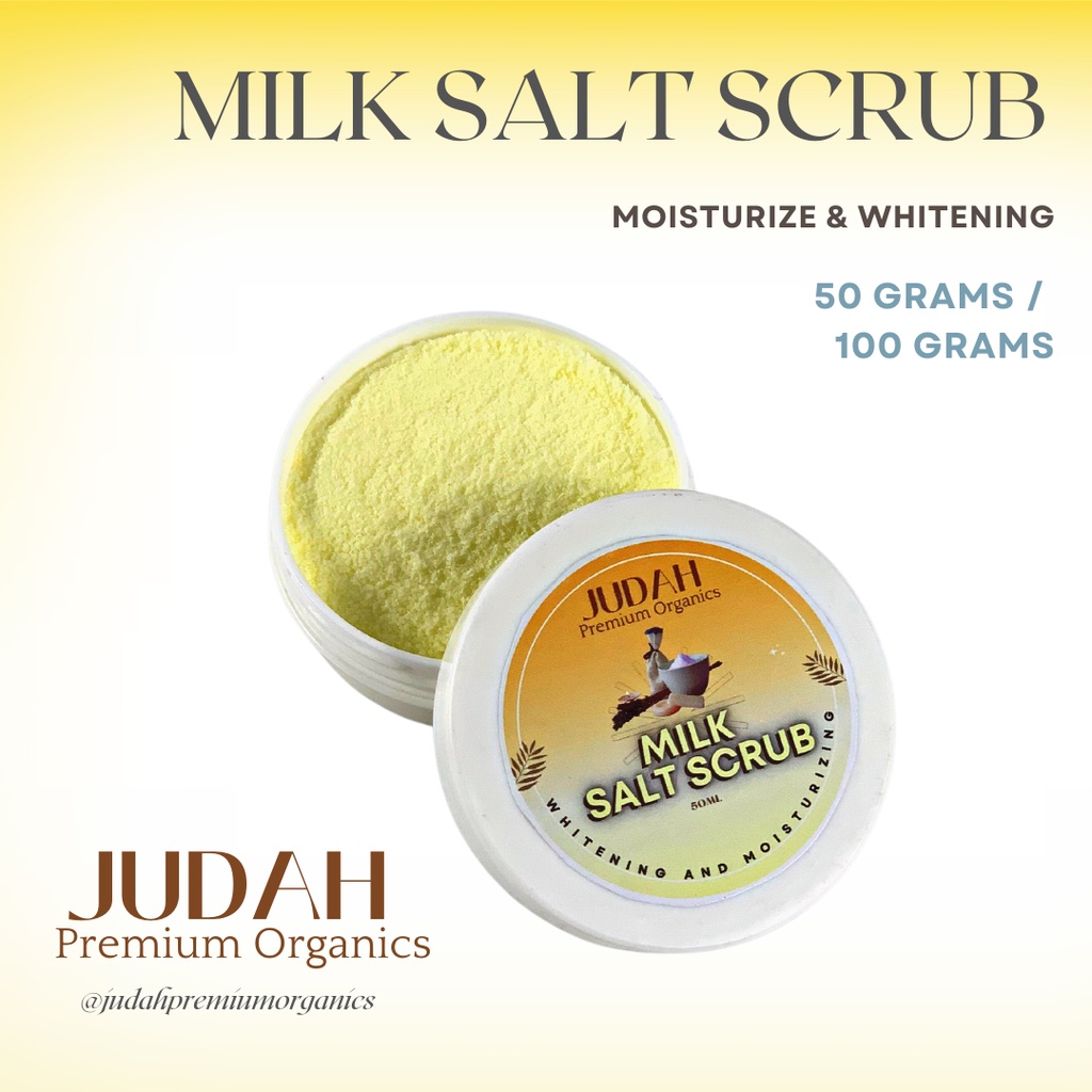 Milk Salt Scrub (50grams/100grams) | Shopee Philippines