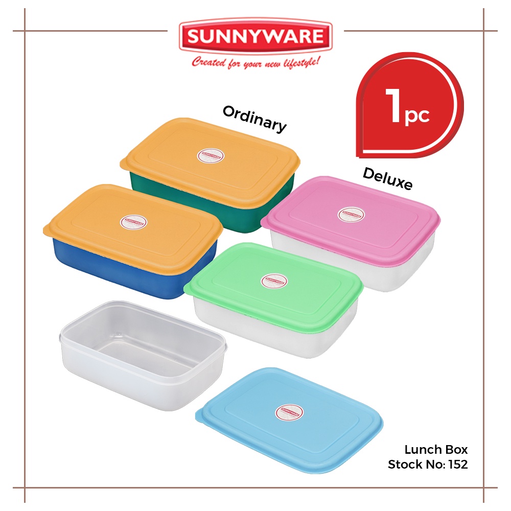 Sunnyware 152-A Lunch Box - Deluxe | Ordinary | Shopee Philippines