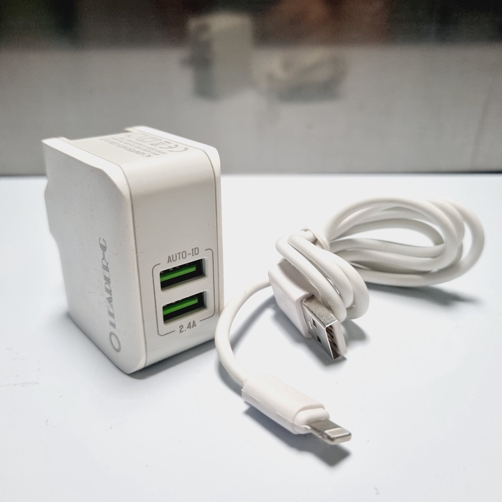 NEW! 2 in 1 Multiple USB Charger AC Adapter with 2 USB Slots w/ FREE ...