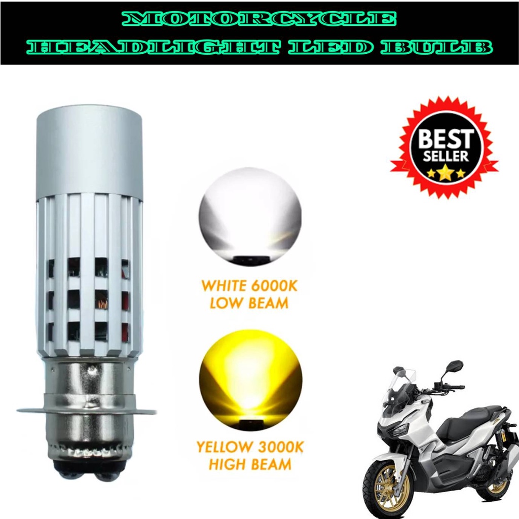 HONDA Beat FI -MOTORCYCLE Headlight LED | DUAL Bulb | High Yellow Low ...