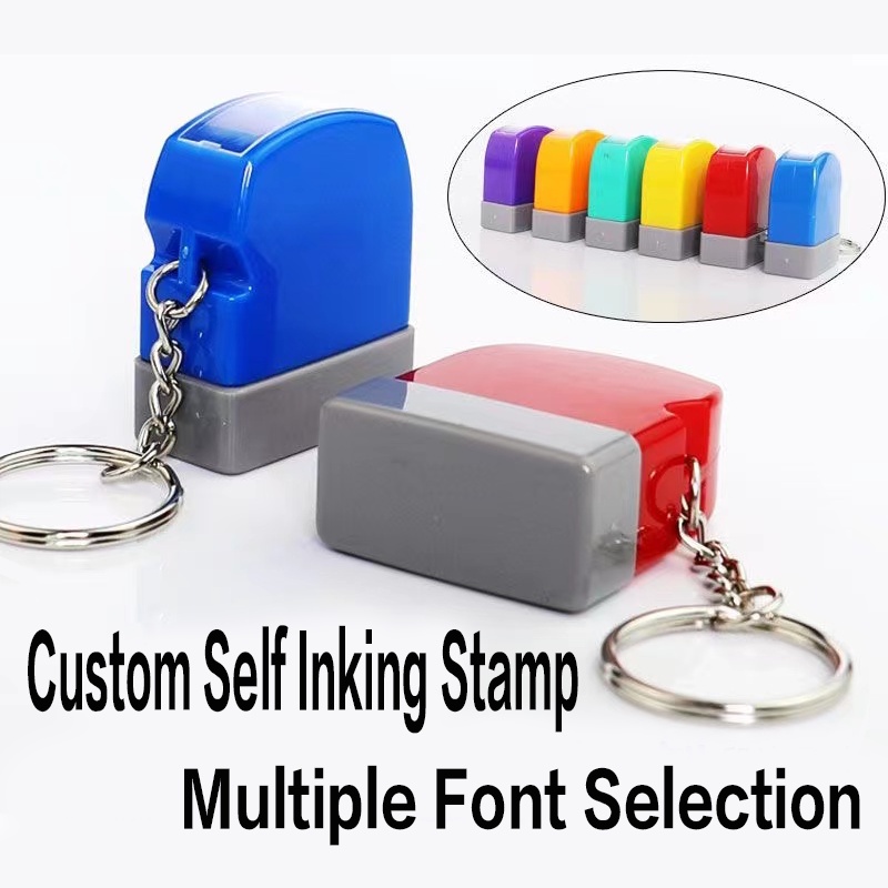 Stamp Personalized【Free ink】 / Custom Self Inking Stamp | Shopee ...