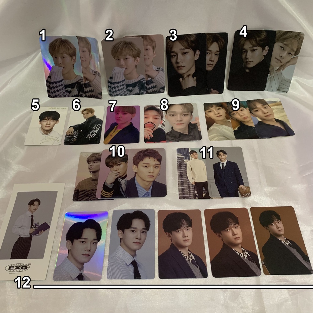 Exo Official Photocard (Chen Xiumin Suho Lay) | Shopee Philippines