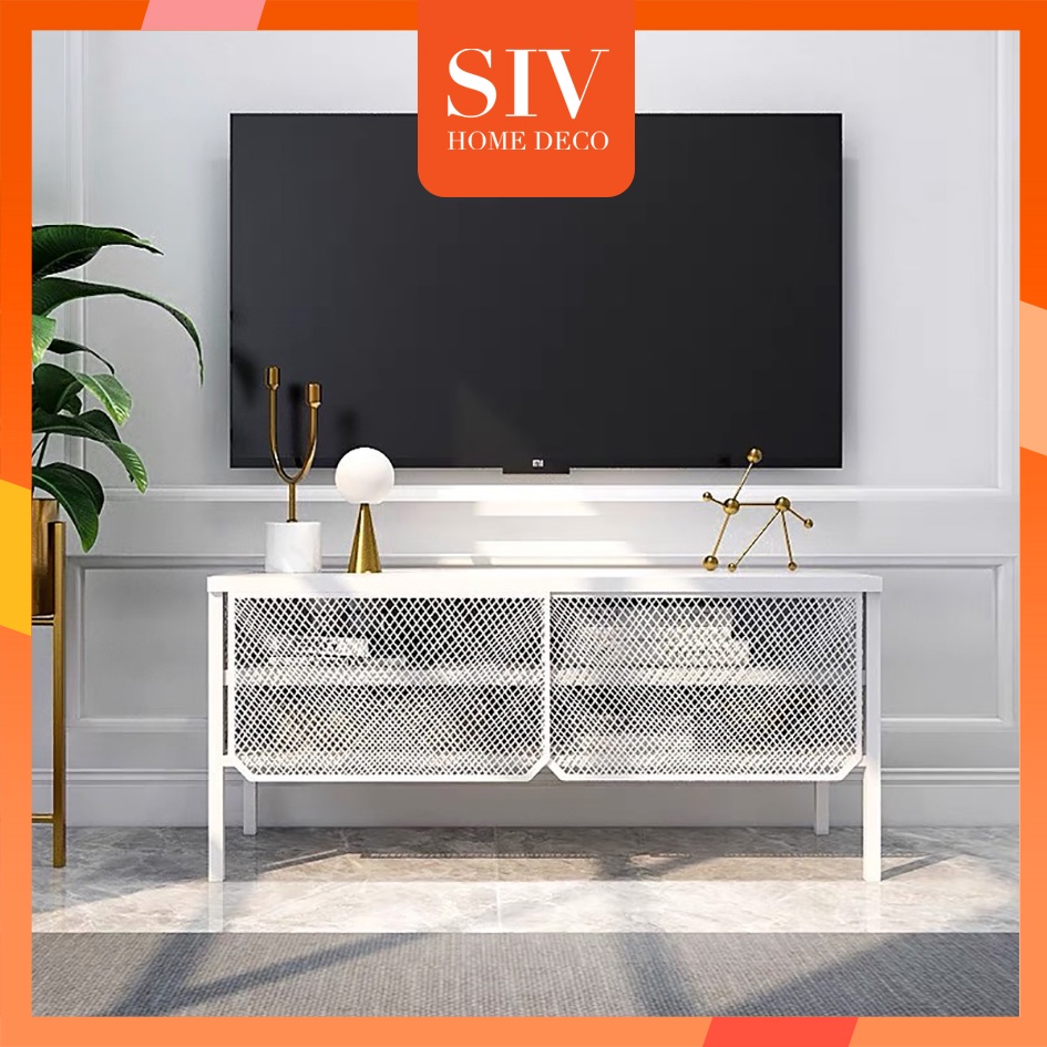 Siv Metal Tv Rack Cabinet Minimalist Stand Table Furniture Modern ...