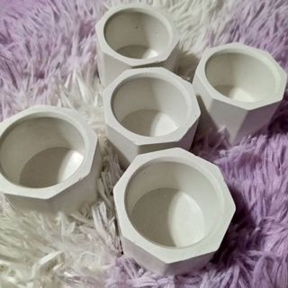 Mini Octagon pots 50 pcs 2 inchess by 2 inches for candle making and ...