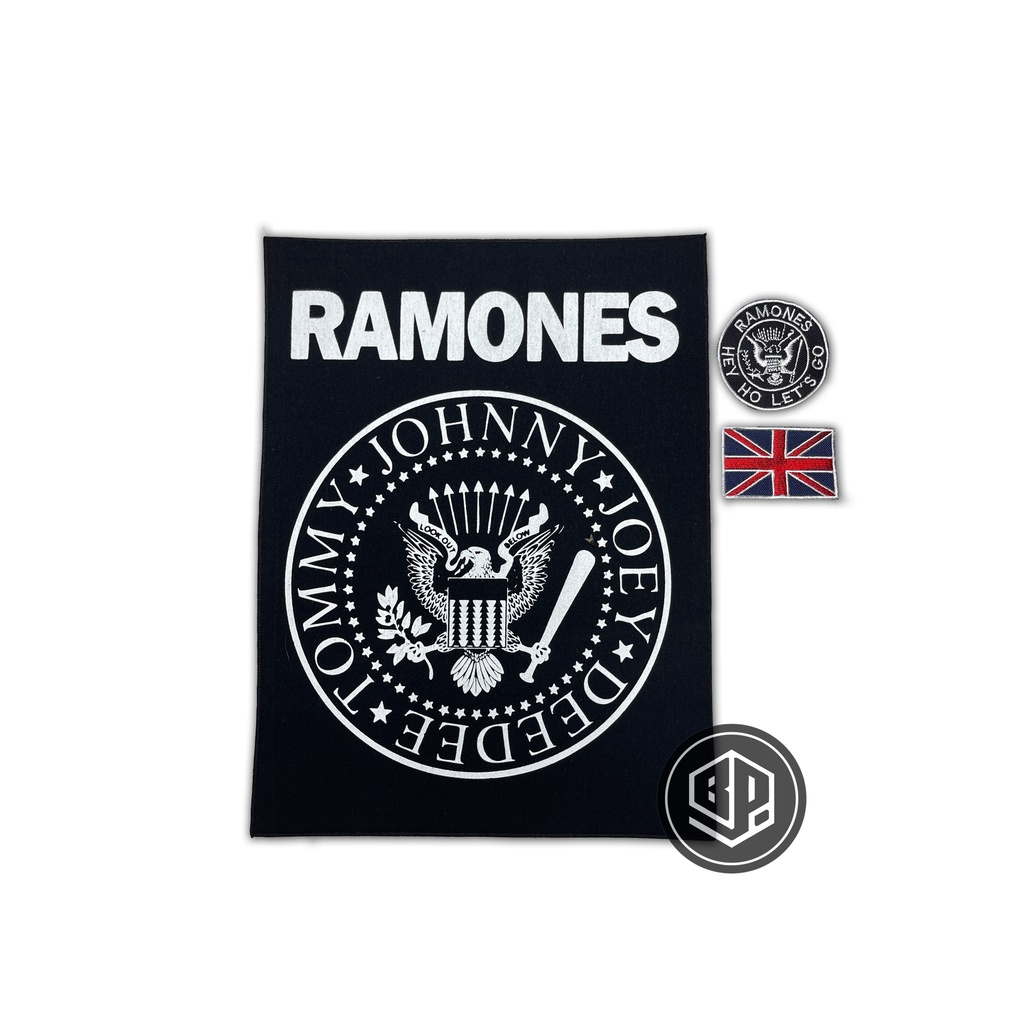Screen Printing PATCH A SET Of RAMONES Accessories Jacket EMBLEM ...