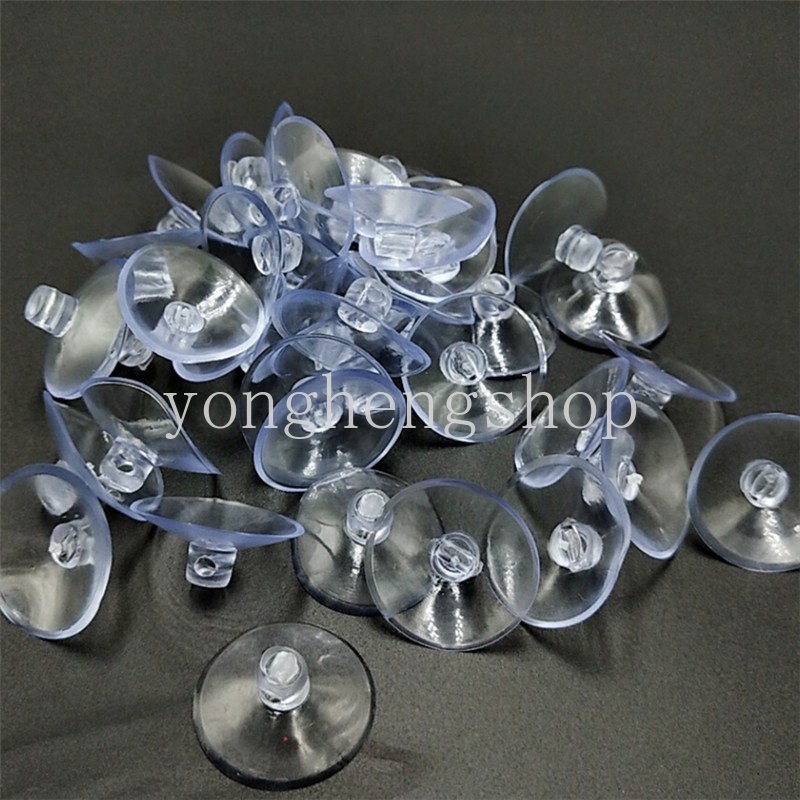 20pcs/lot 25mm Reusable Clear Suction Cup for Window Glass Tiles ...