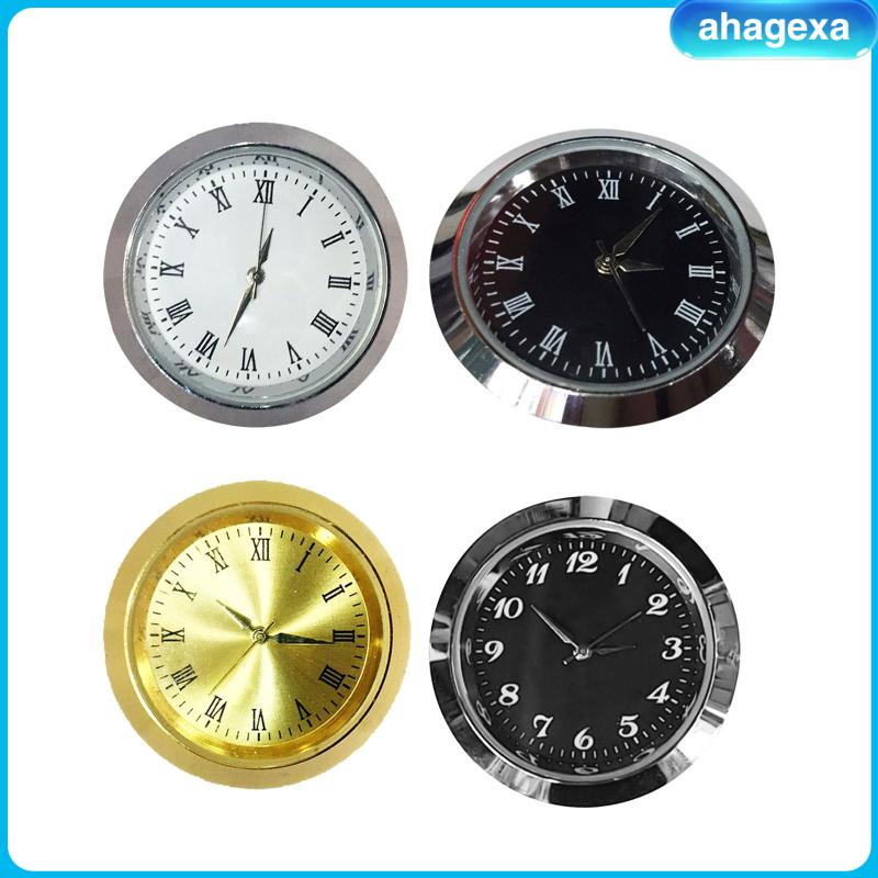 [Ahagexa] Mini Clock Insert 35mm Round Easy to Read Clock Head Movement ...